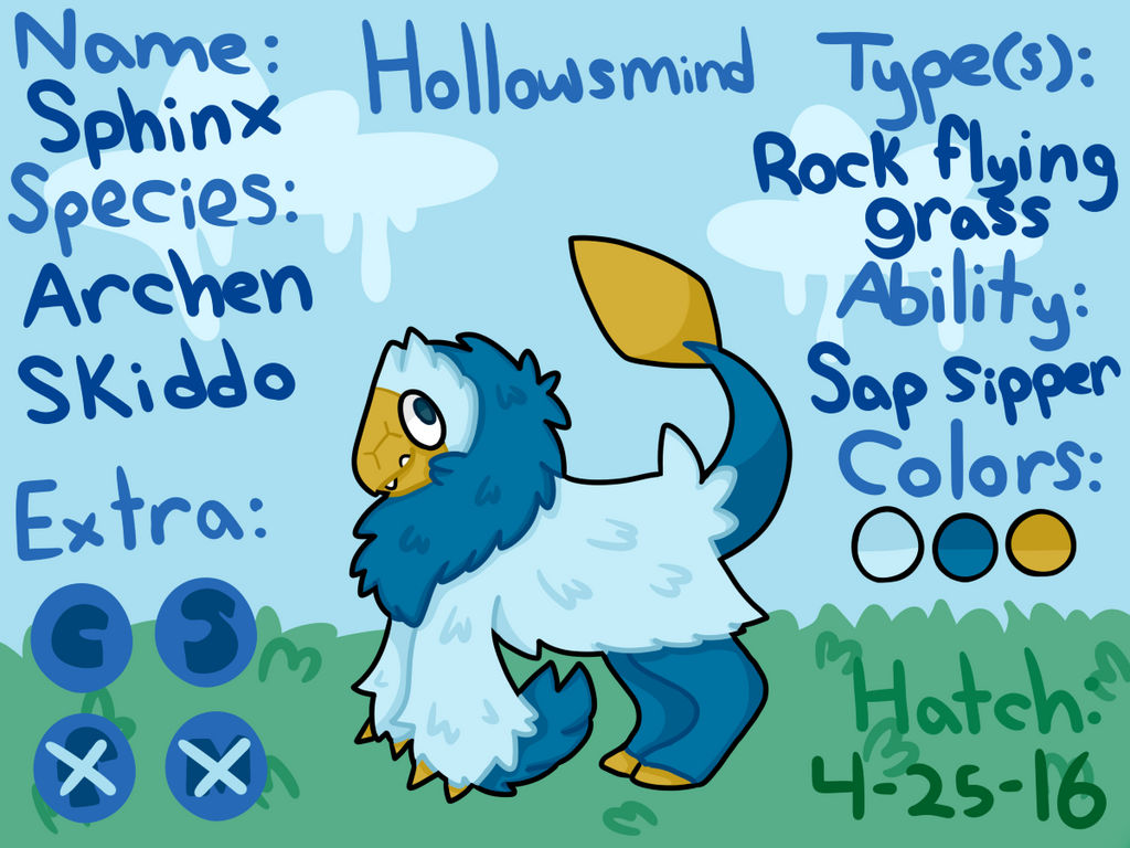 Sphinx reference sheet by Fini-EXE on DeviantArt Sphinx reference sheet by Fini-EXE on DeviantArt