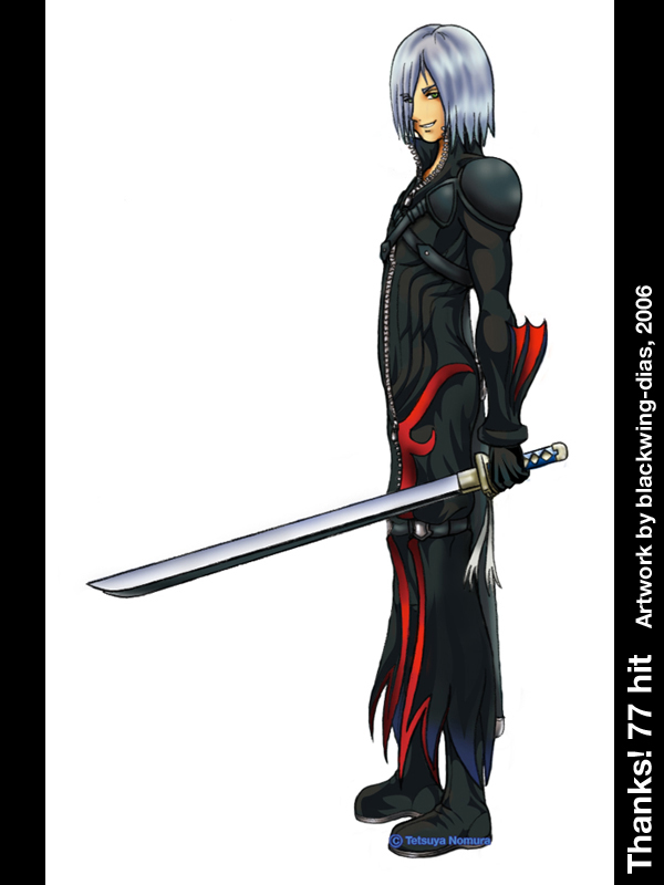 Kingdom Hearts Kadaj by blackwing-dias on DeviantArt