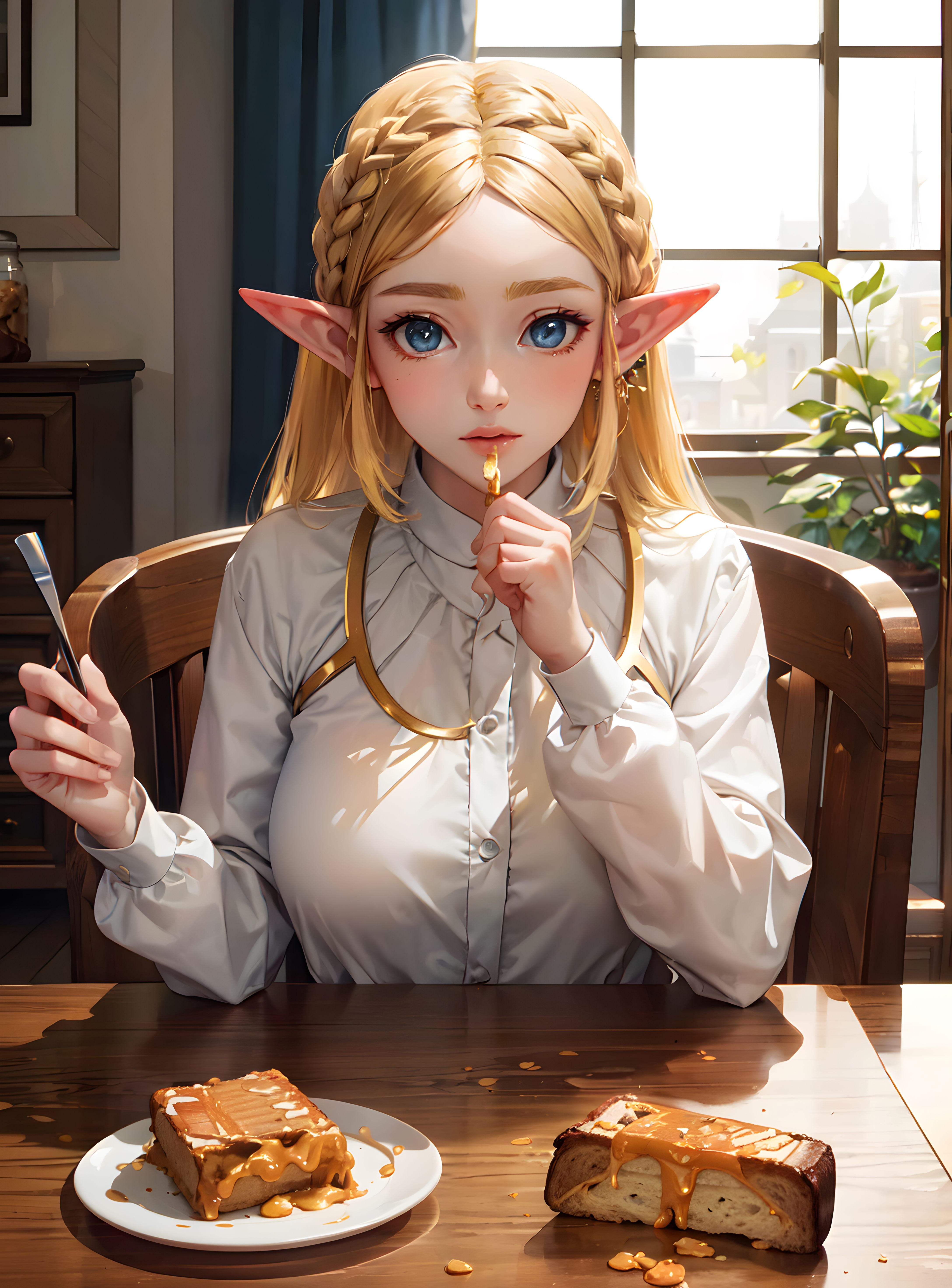 Girl Eating Peanut Butter 2 By Msib2d2 On Deviantart