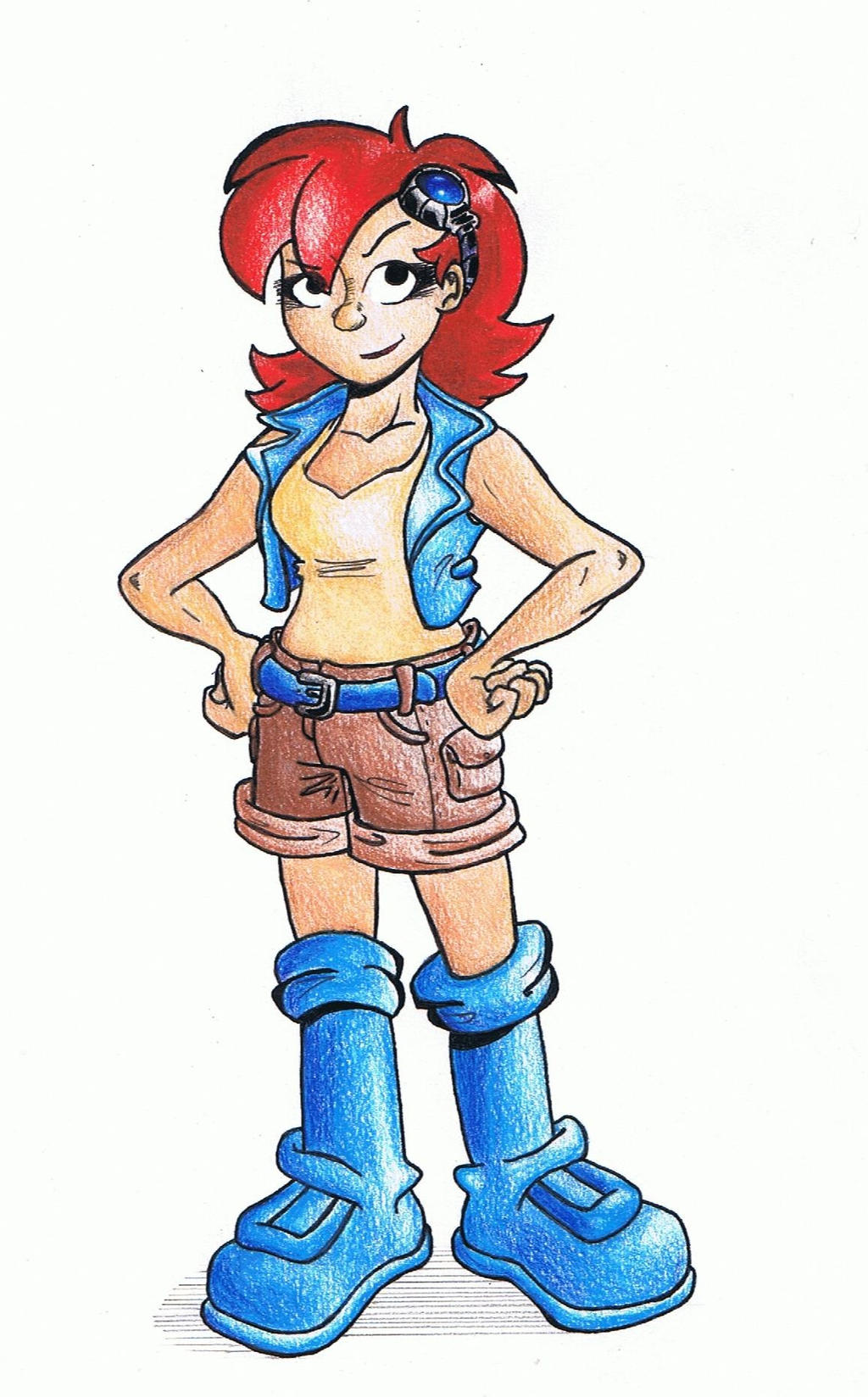 Human Sally Acorn By Aj Illustrated On Deviantart