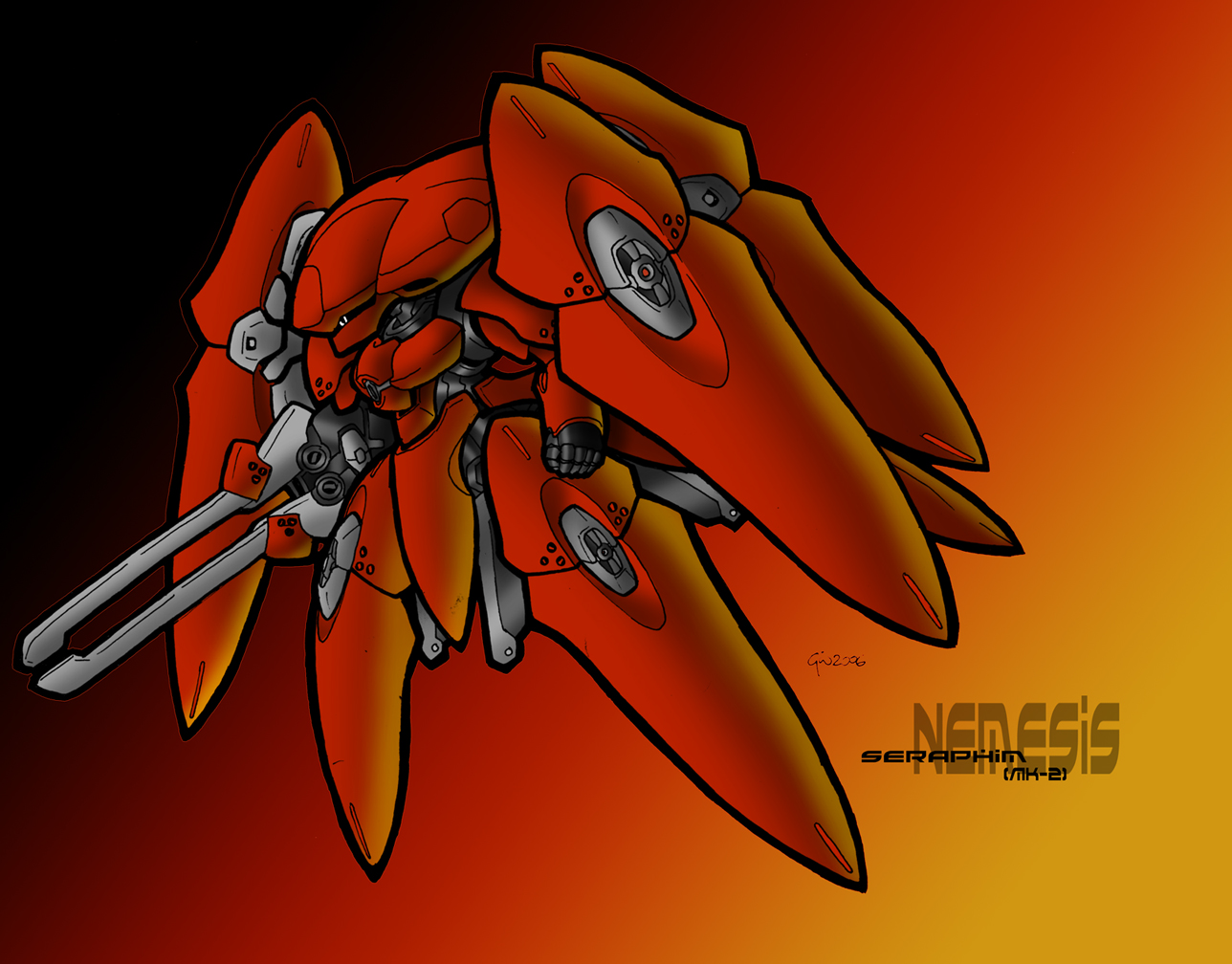 Nemesis-Seraphim MkII by MobileSuitGio on DeviantArt