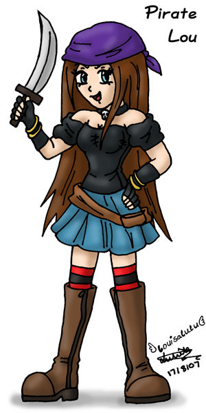 Pirate Lou by louisalulu on DeviantArt