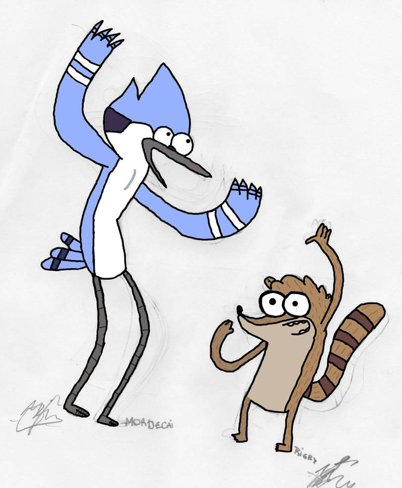 Regularshow Mordecai And Rigby By Adventuretimejulie01 On Deviantart