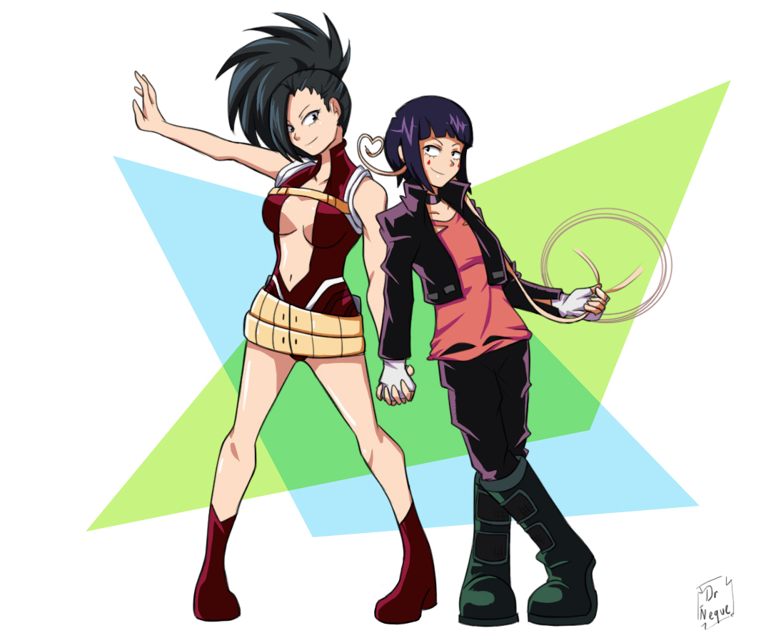 Hero Couple Momo And Jirou By D Wtf On Deviantart