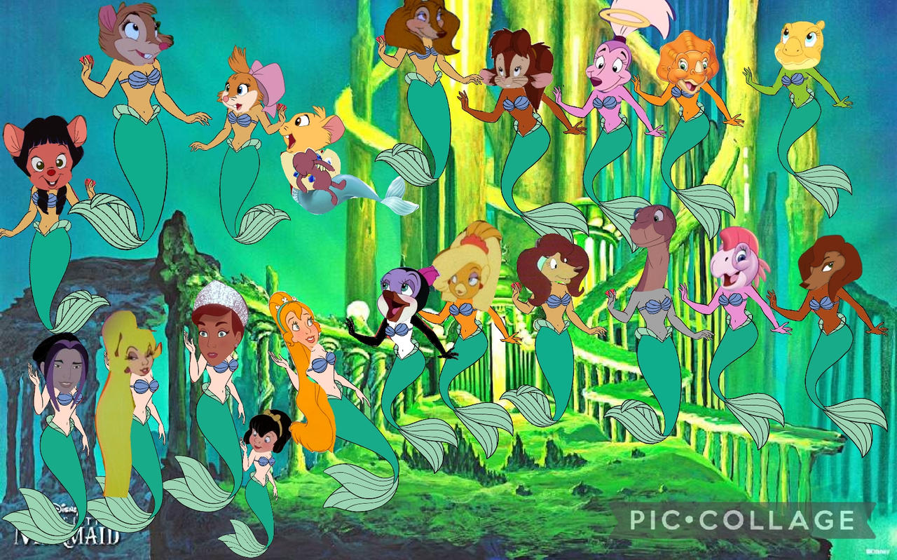 Don Bluth Characters As Mermaids By Christhemerfolkguy On Deviantart