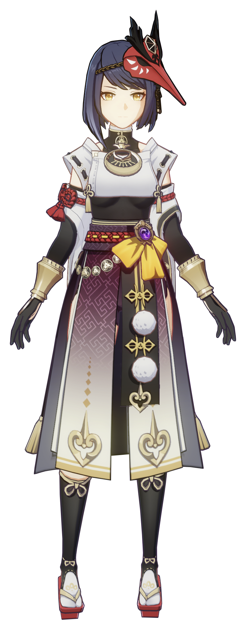 Mmd Genshin Impact Kujou Sara Model Dl By Auaylin3 On Deviantart
