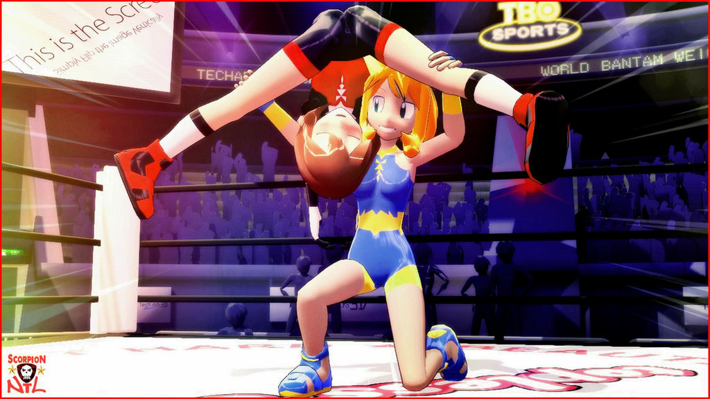 Mmd Pokemon Wrestling Misty Vs May By Scorpionntl On Deviantart