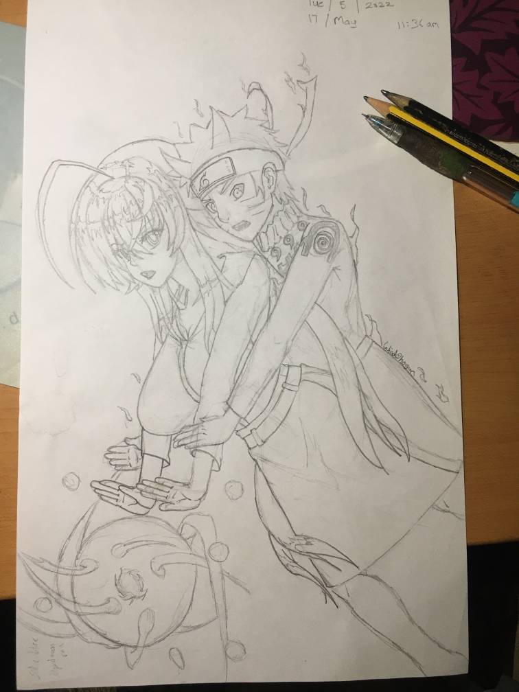 Naruto X Rias Their Combo 1 By Windshogun On Deviantart