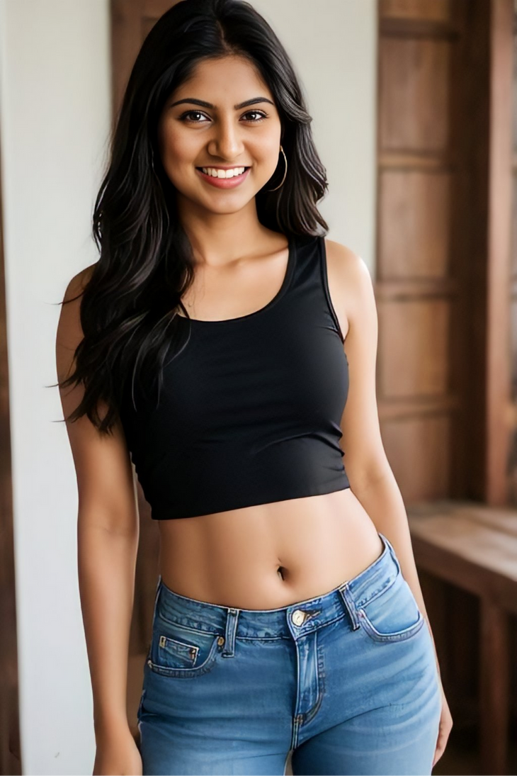 Crop Top And Jeans By Artistnidhee93 On Deviantart