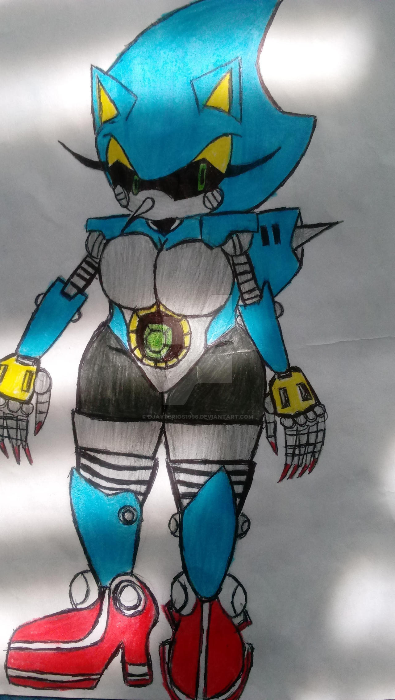 Female Metal Sonic (crappy) by djayterios1996 on DeviantArt Female Metal Sonic (crappy) by djayterios1996 on DeviantArt