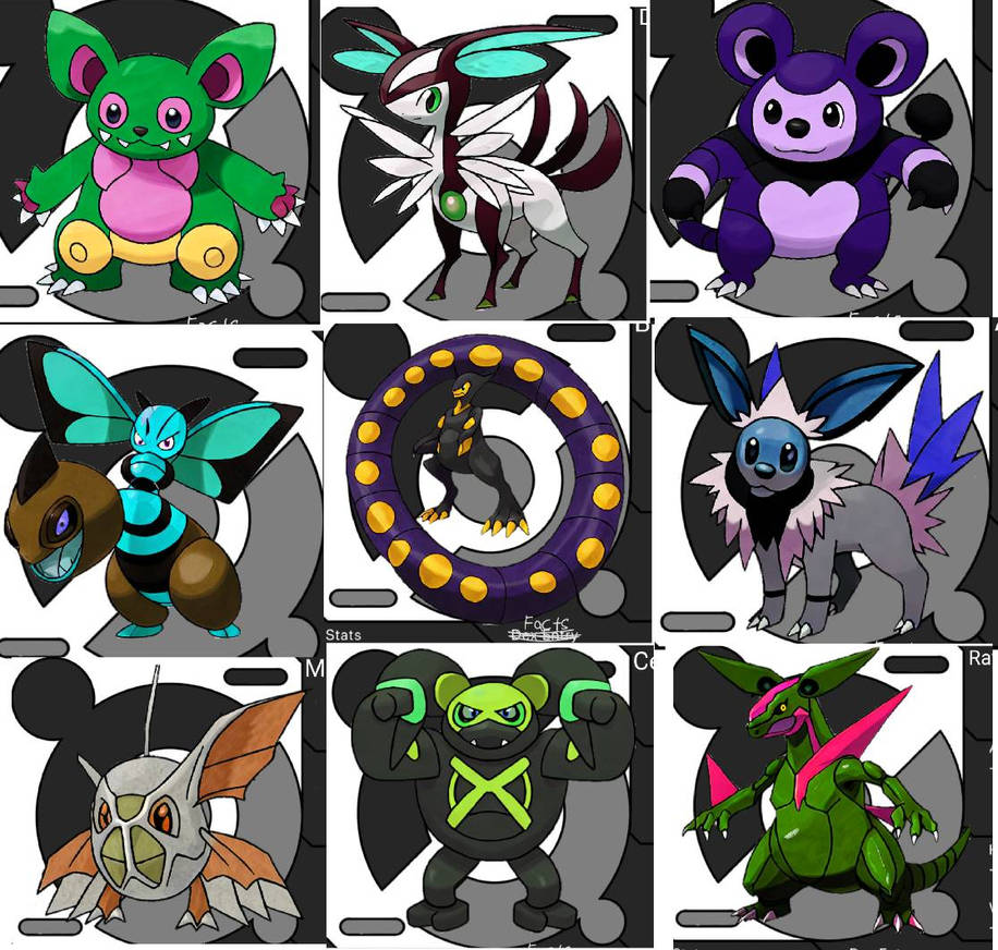 Shiny Fakemon Part 2 By Roguerayquaza On Deviantart
