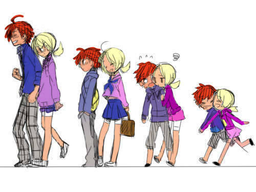 Growing Up Anime Version By Julianwoom On Deviantart