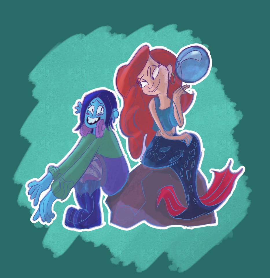 Ruby Gillman And Chelsea By Sparkyshinx1 On Deviantart