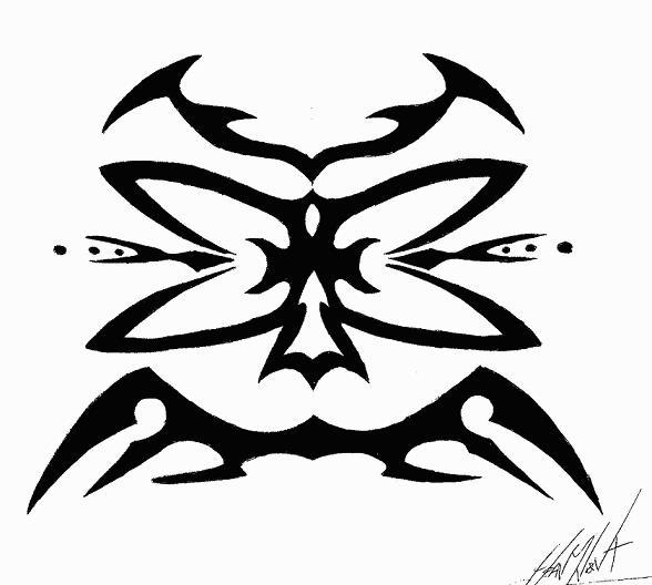 Tribal Moth by Heavynova on DeviantArt