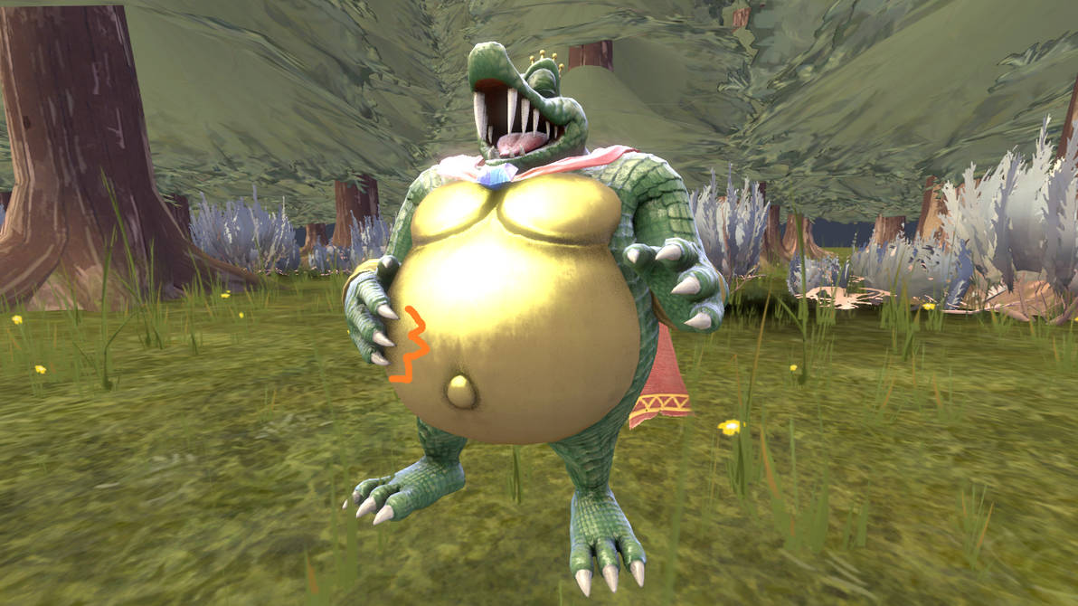 Sfm King K Rool Belly Drumming By Jara02 On Deviantart