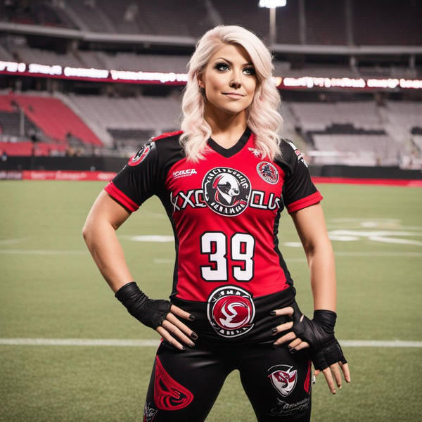 Alexa Bliss Wearing A Xolos Tijuana Jersey 3 By Youneverwalkalone2 On