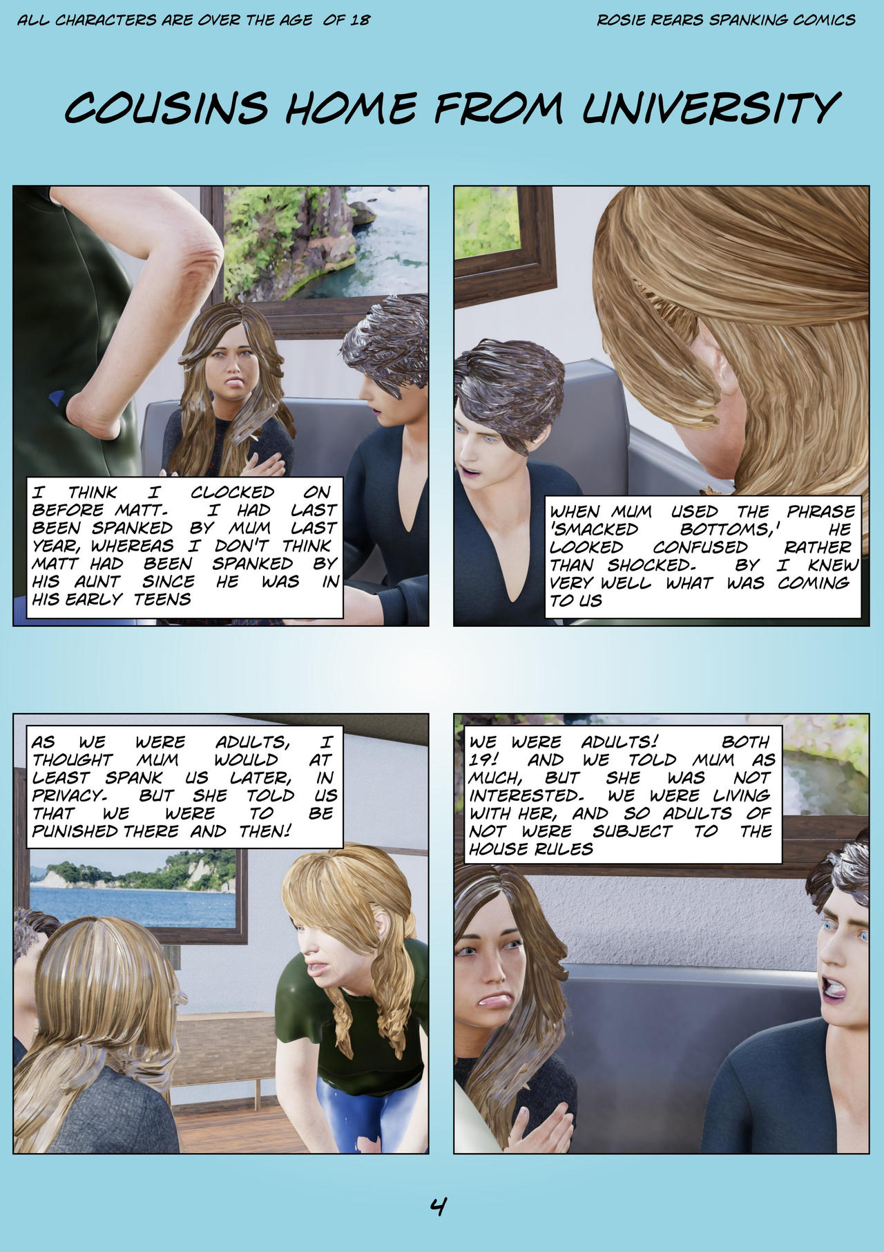 Cousins Spanked Page 4 By Rosiespankings On Deviantart