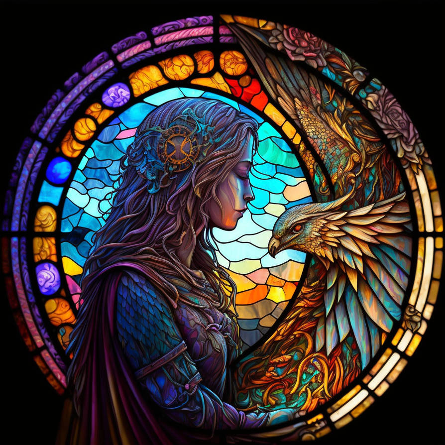 Fantasy Stained Glass By Sint3tico On Deviantart
