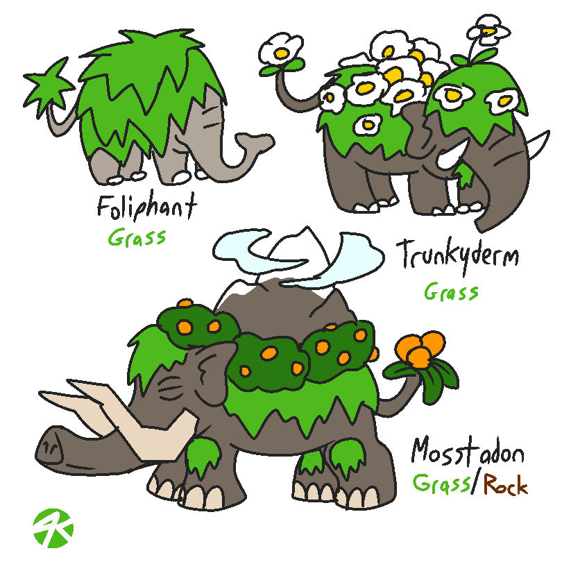 Fakemon Grass Starter By Jk Kino On Deviantart