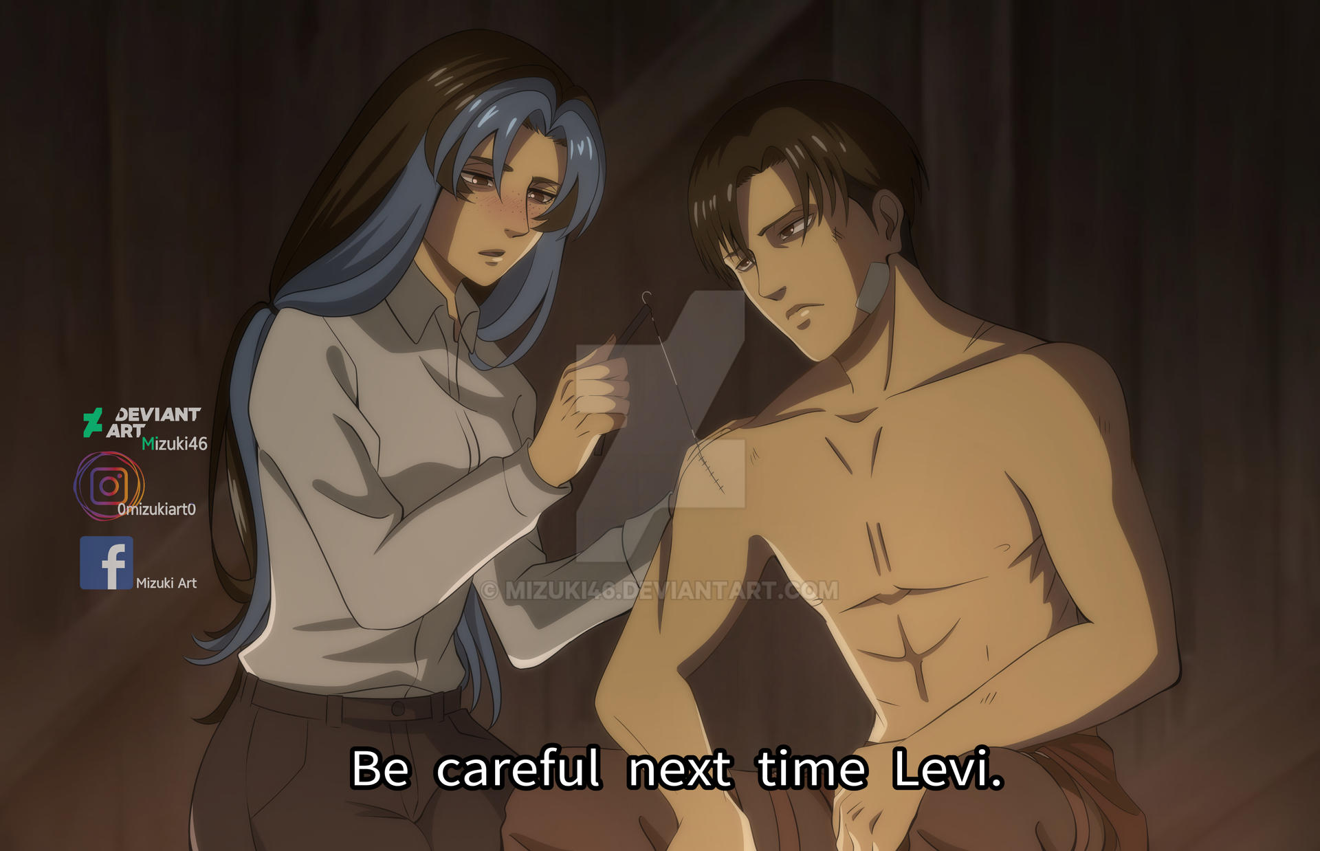 Snk Aot Levi Ackerman And Maria Ackerman S3 By Mizuki46 On Deviantart