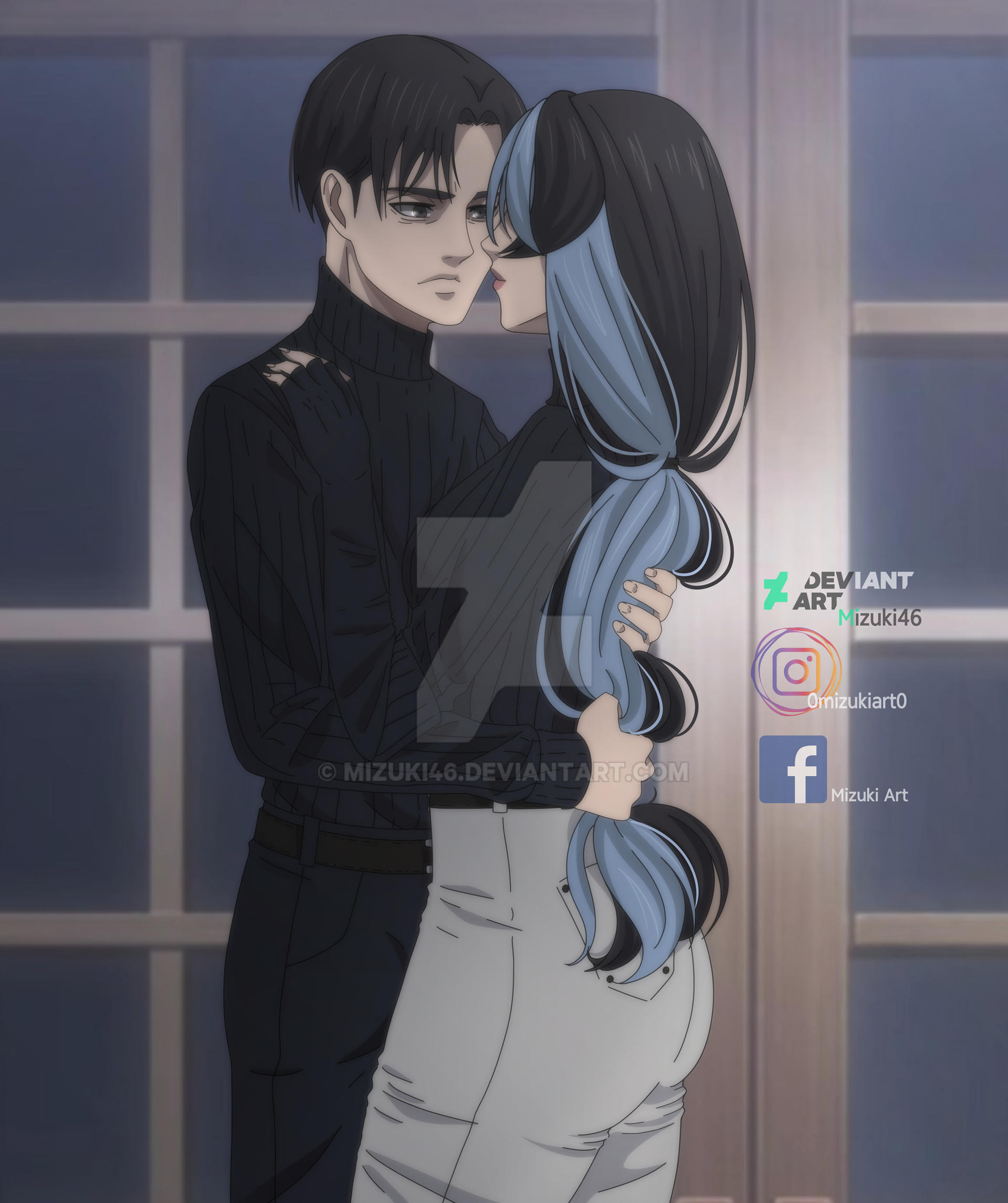 Snk Aot Levi Ackerman And Maria Ackerman By Mizuki46 On Deviantart