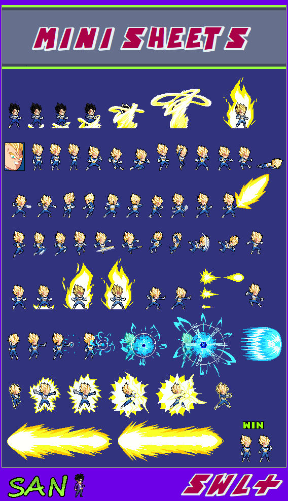 Super Saiyan Vegeta Minisheet Swlplus By Blacksanyt On Deviantart