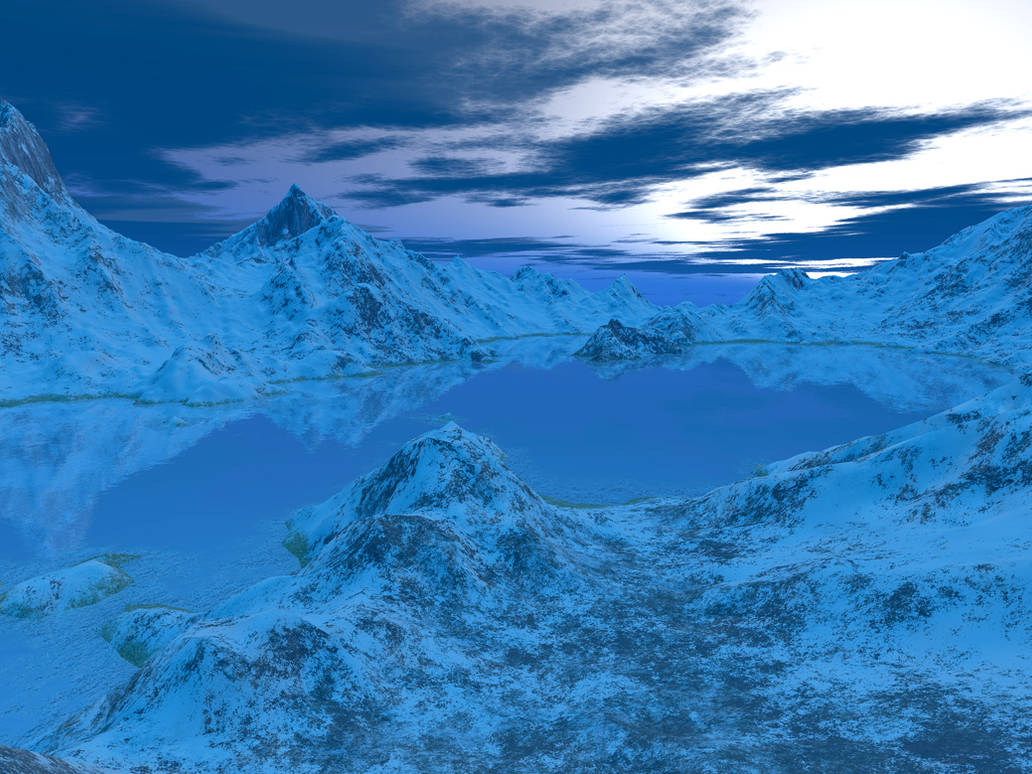 Old Lake in February by oculus-mundi on DeviantArt