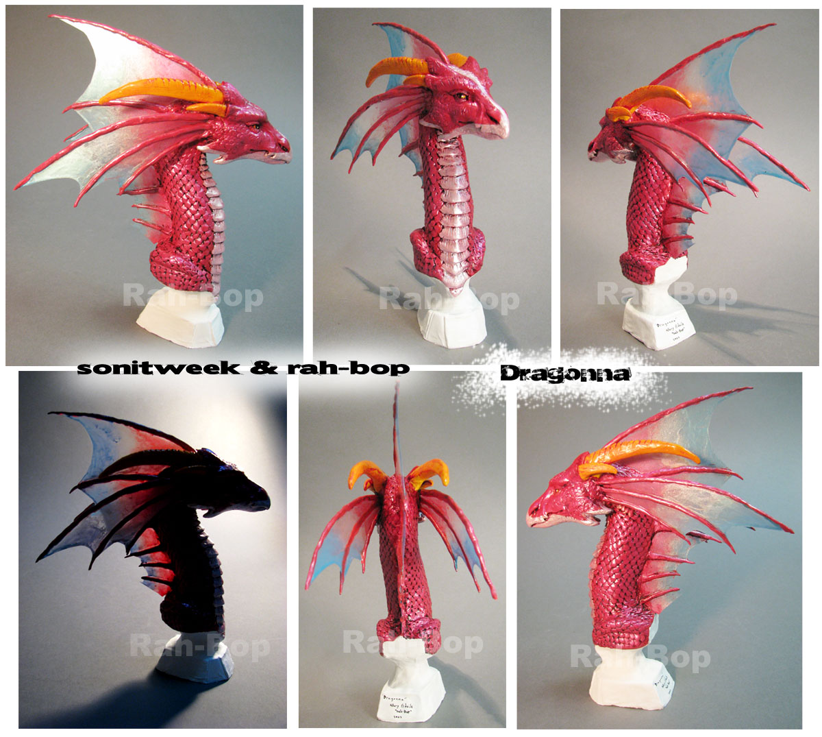 Dragonna bust by rah-bop on DeviantArt