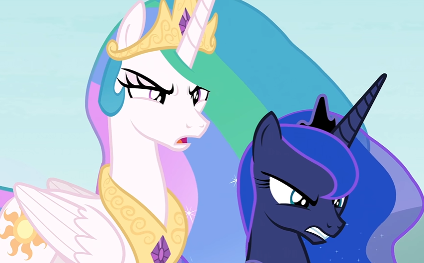 Celestia And Luna Angry By Marcusperez824 On Deviantart