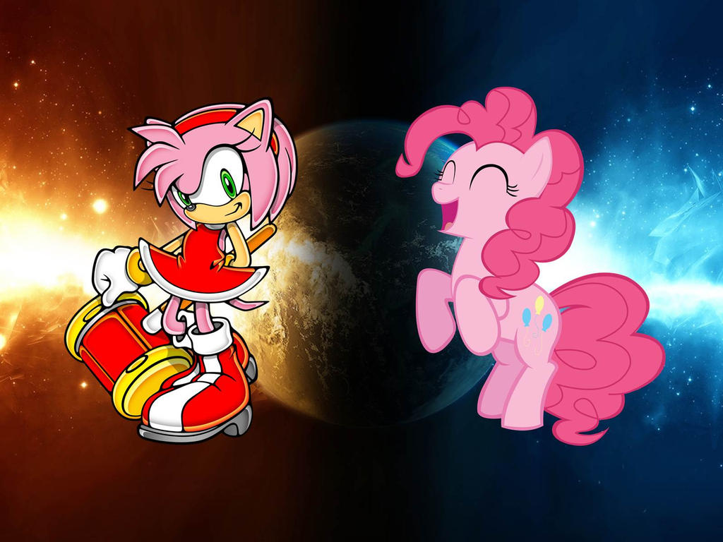 Amy Vs Pinkie Pie By Sondowverdarkrose On Deviantart