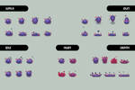 Top-Down Pixel Art Slime Monsters Sprite Pack by CraftPix on DeviantArt