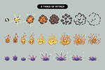 Top-Down Pixel Art Slime Monsters Sprite Pack by CraftPix on DeviantArt
