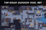 Free 2D Top-Down Pixel Dungeon Asset Pack by CraftPix on DeviantArt