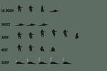 Soldier Character Sprite Sheets Pixel Art Pack 2 by CraftPix on DeviantArt