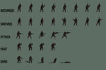 Free Soldier Sprite Sheets Pixel Art by CraftPix on DeviantArt
