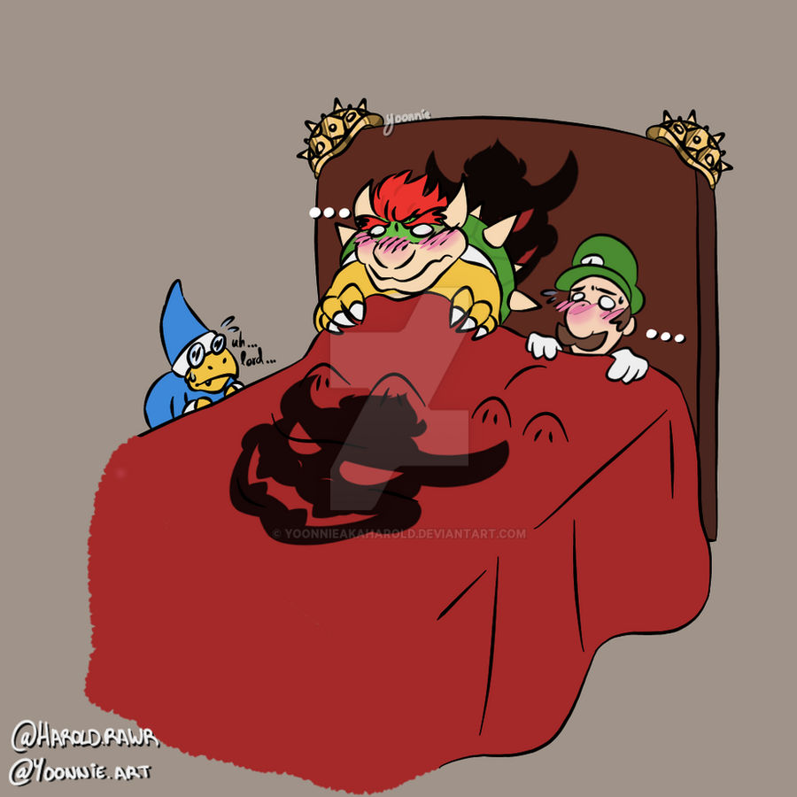 Bowser X Luigi Silly Fanart By Yoonnieakaharold On Deviantart