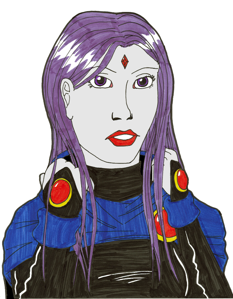 Raven - Hood down by StolenWater on DeviantArt