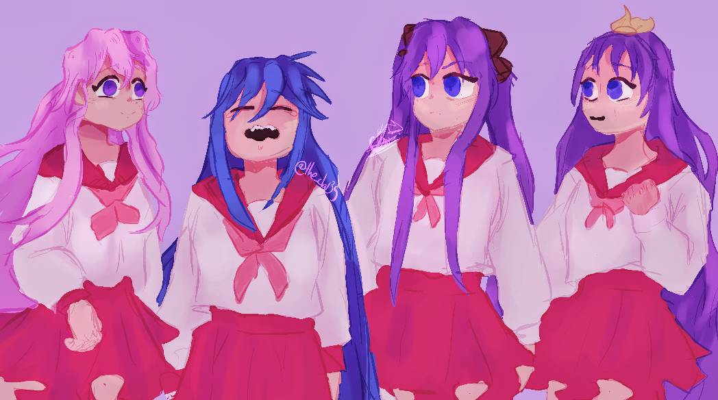 Lucky Star Request By Thegodclov On Deviantart