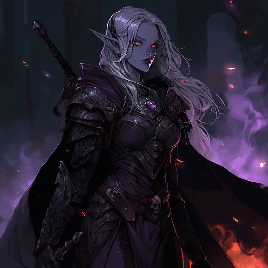 Drow knight by Alyskan on DeviantArt Drow knight by Alyskan on DeviantArt