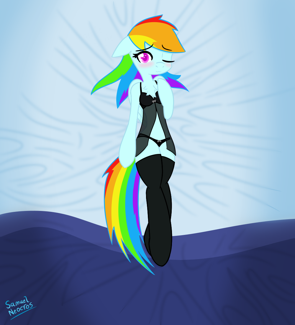 Rainbow Dash Sexy By Samuel Neocros On Deviantart