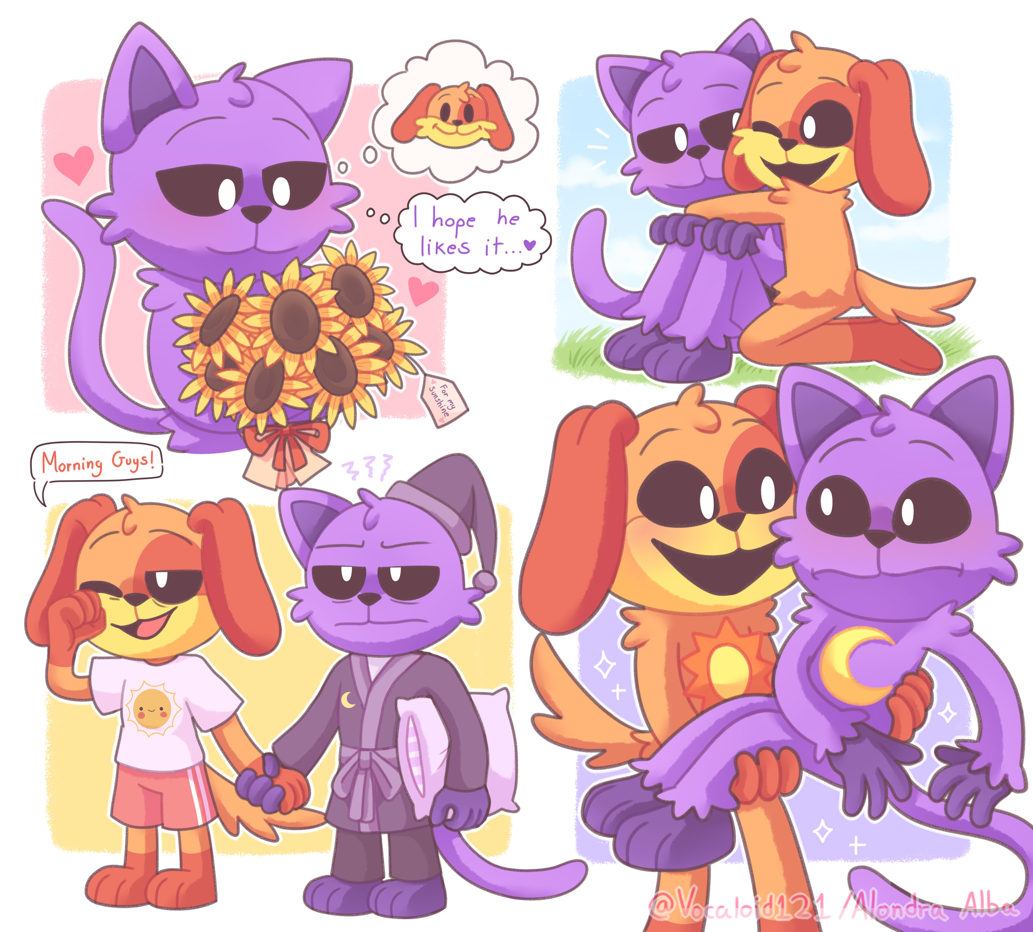 Catnap and Dogday Doodles by Alo-Inky on DeviantArt Catnap and Dogday Doodles by Alo-Inky on DeviantArt