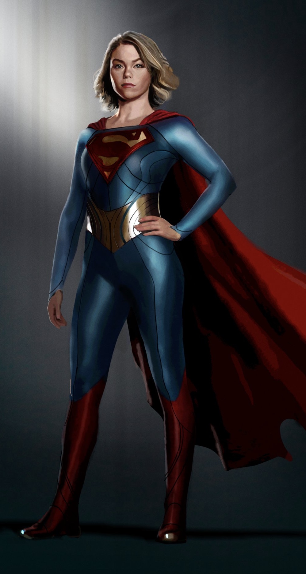 Milly Alcock As Dcu Supergirl V4 By Felipeillart By Tytorthebarbarian On Deviantart