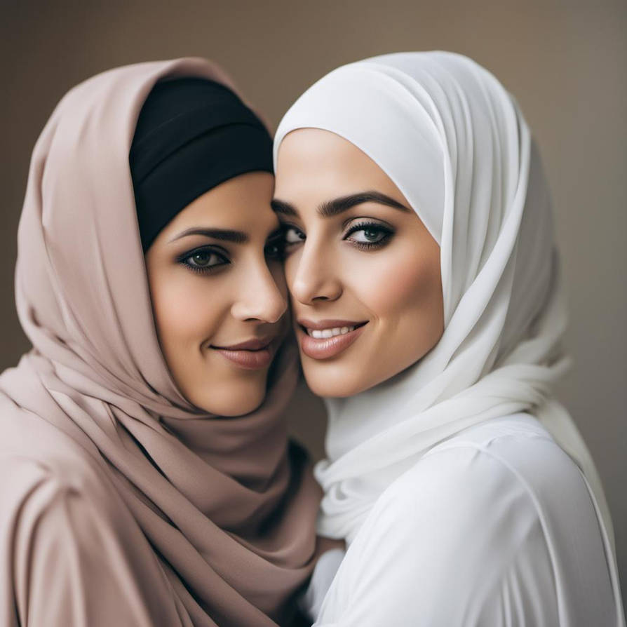 Lesbian Hijab Kissing Hijab Lesbian By Idarab On Deviantart