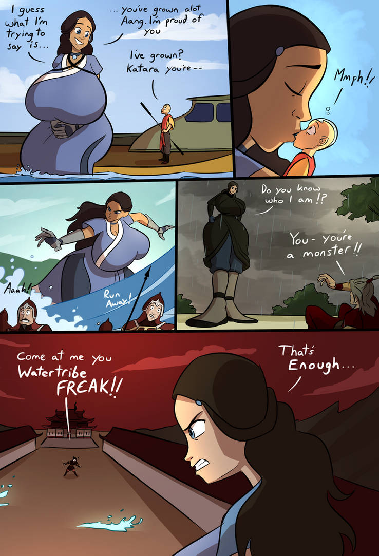 Giantess Katara Grows Inflation Of Light