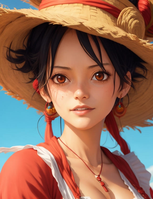 Female Luffy 1 By Pokeben10 On Deviantart
