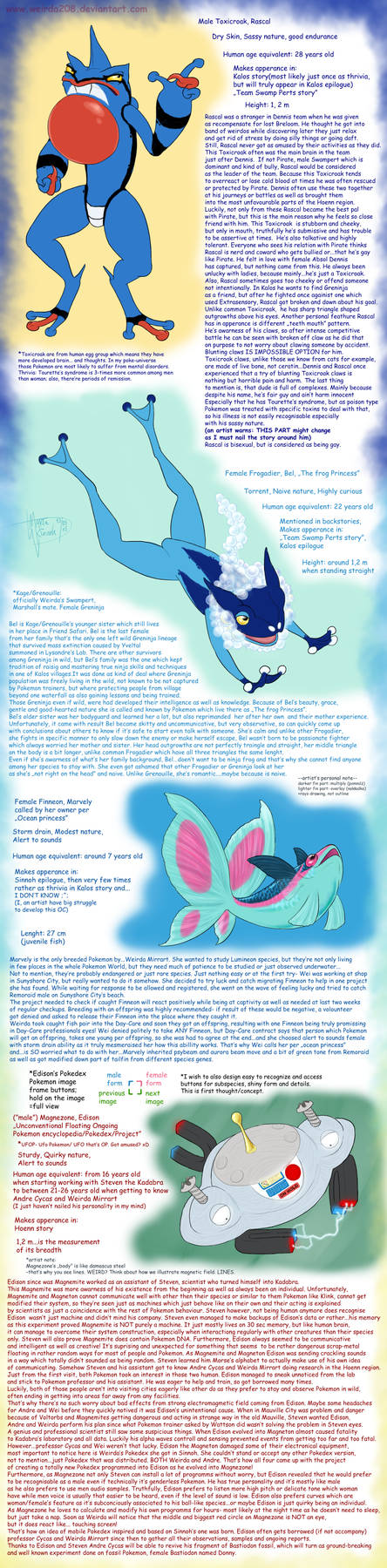 Various Oc Ref Sheet Part Ii By Weirda S M Art On Deviantart