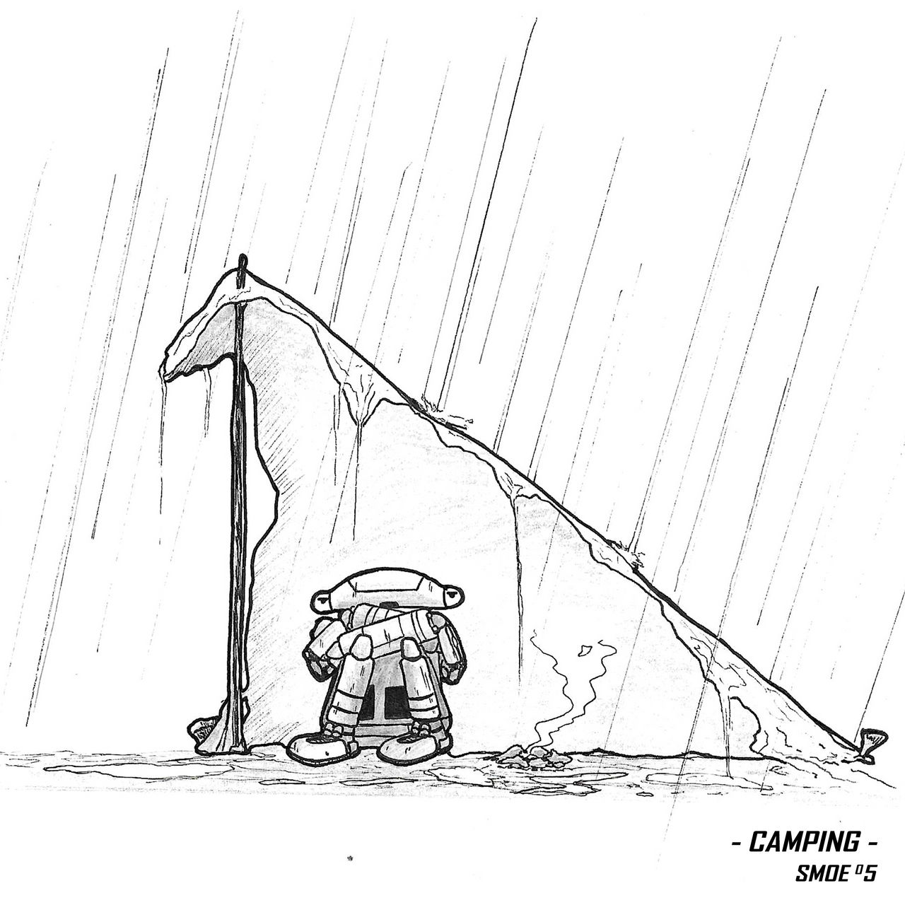 Inktober 2022 Day 28 - CAMPING by Smoe05 on DeviantArt Inktober 2022 Day 28 - CAMPING by Smoe05 on DeviantArt