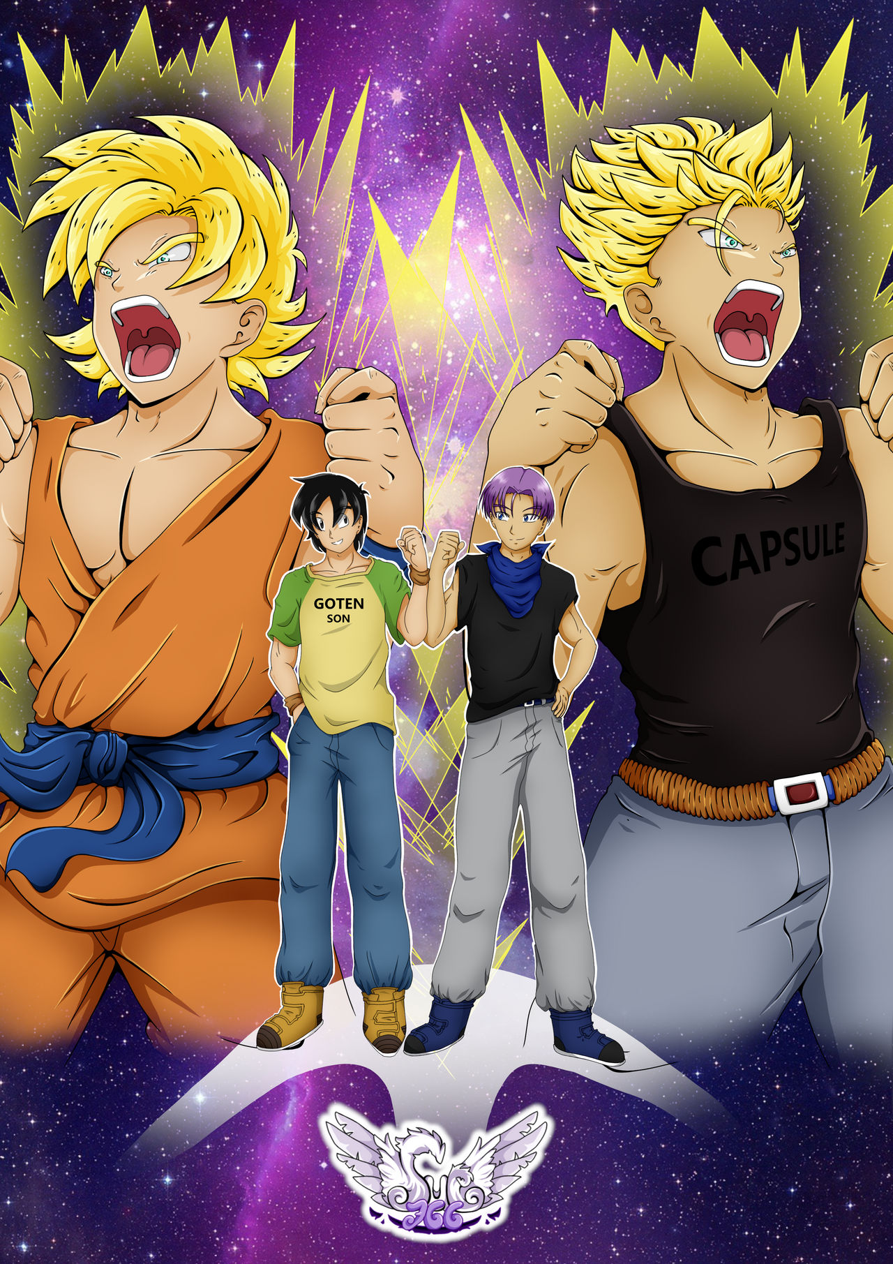 Son Goten And Trunks Best Friends By Sue766 On Deviantart