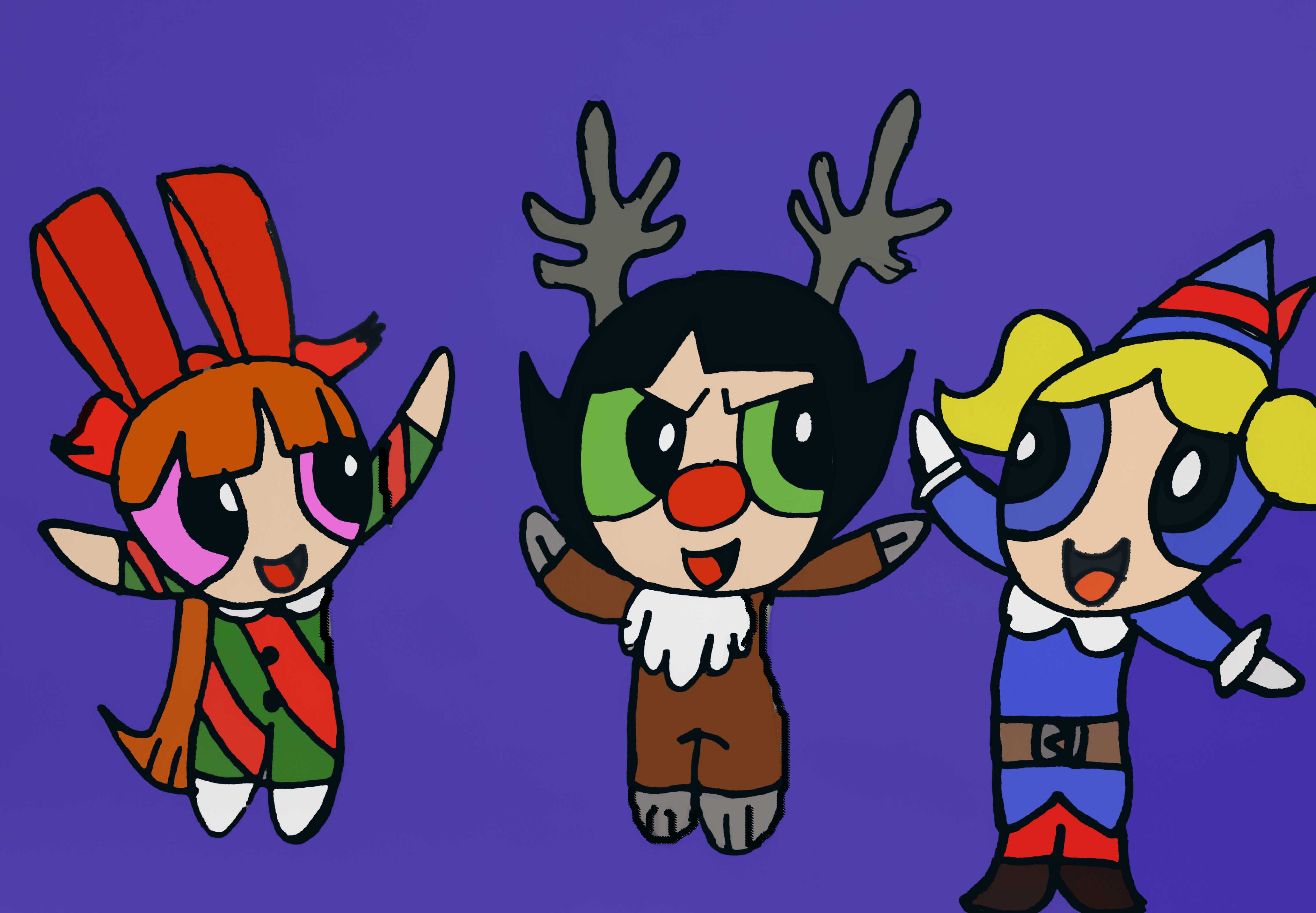 Powerpuff Girls Xmas By Missserbianjelena On Deviantart