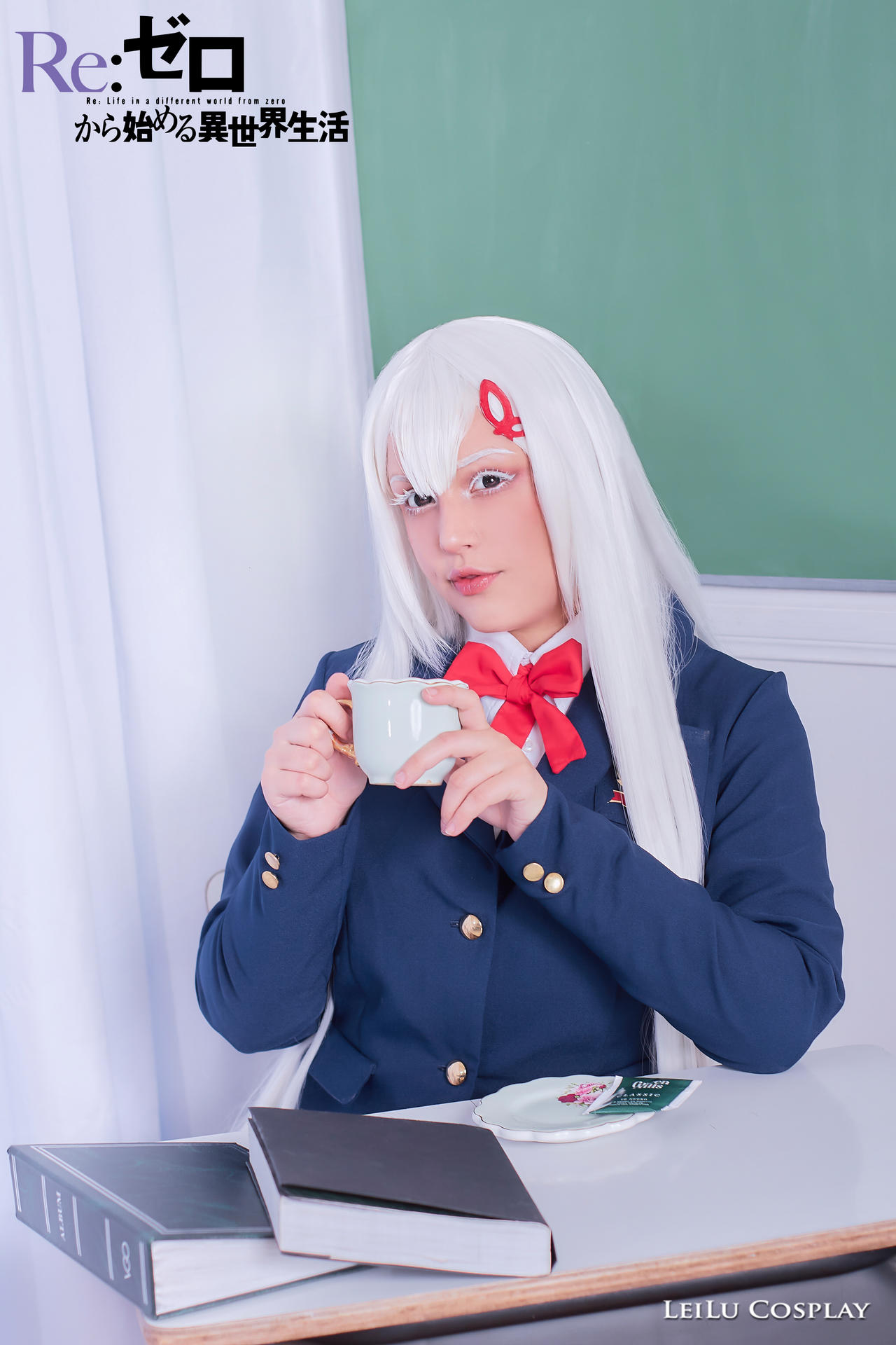 Re Zero Echidna School Ver By Leilucosplay On Deviantart